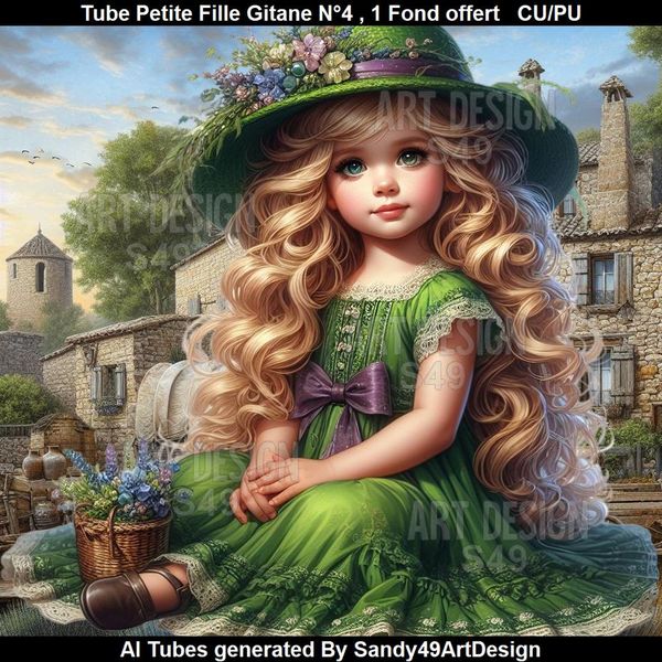 Tube Petite Fille Gitane N°4