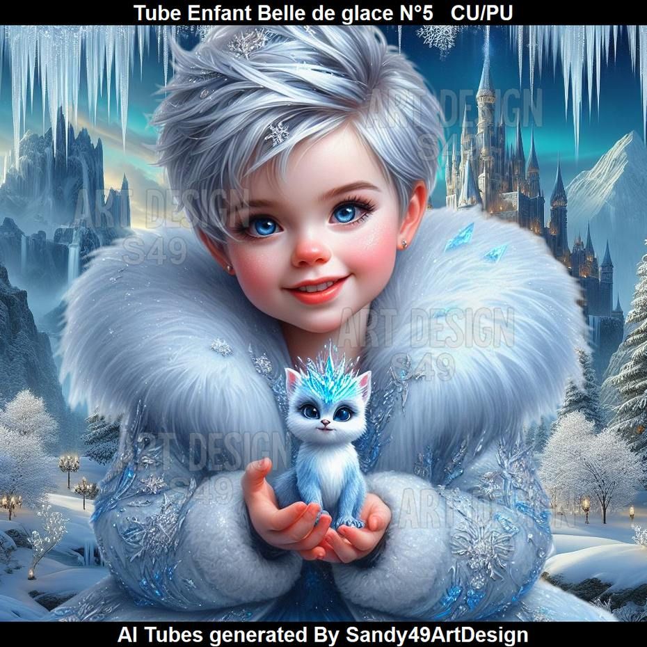 Tube Enfant Belle de glace N°5