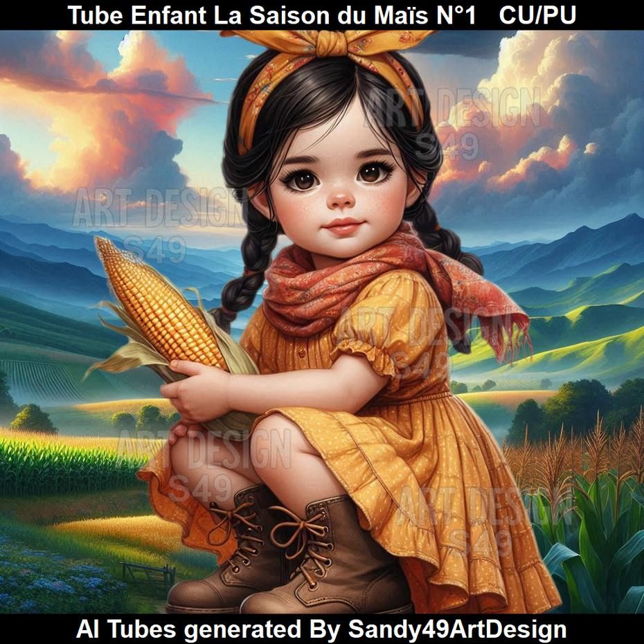 Tube Enfant La Saison du Maïs N°1