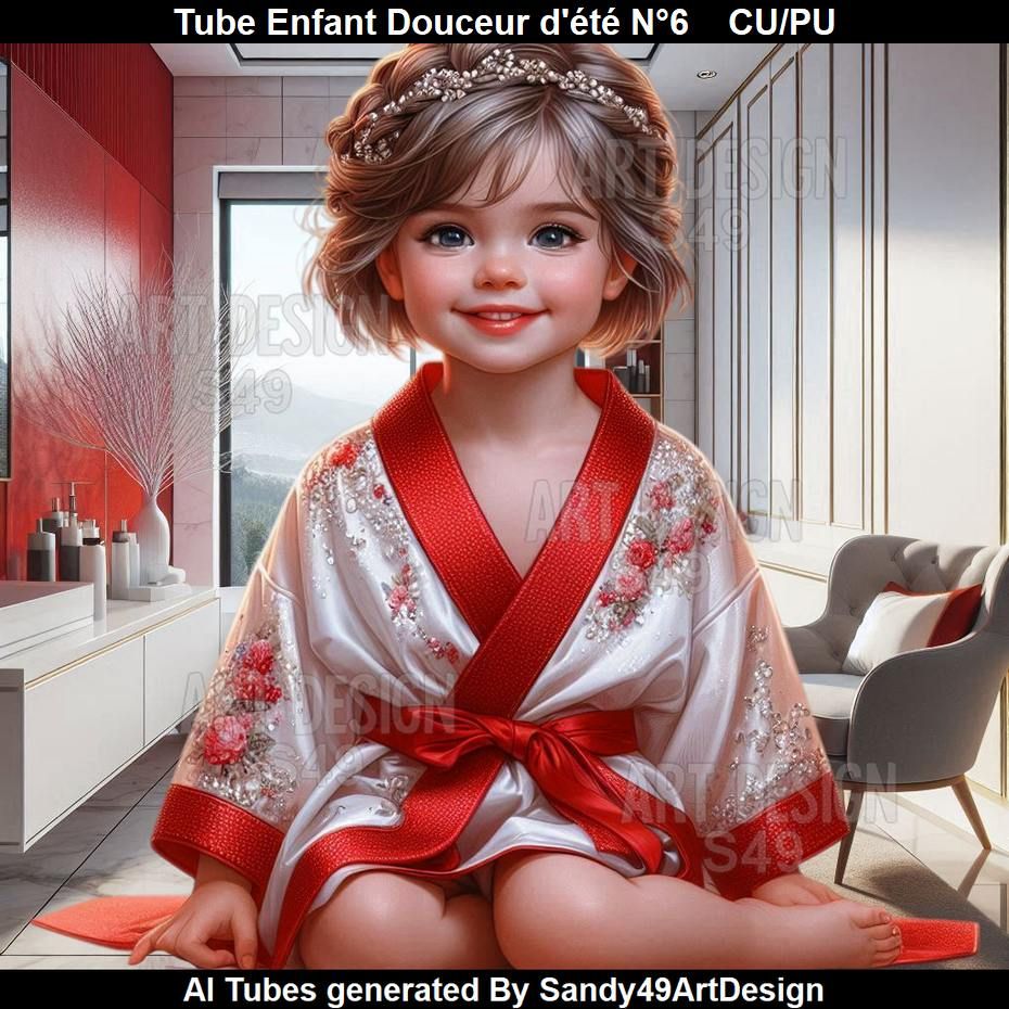 Tube Enfant Douceur d'Eté N°6