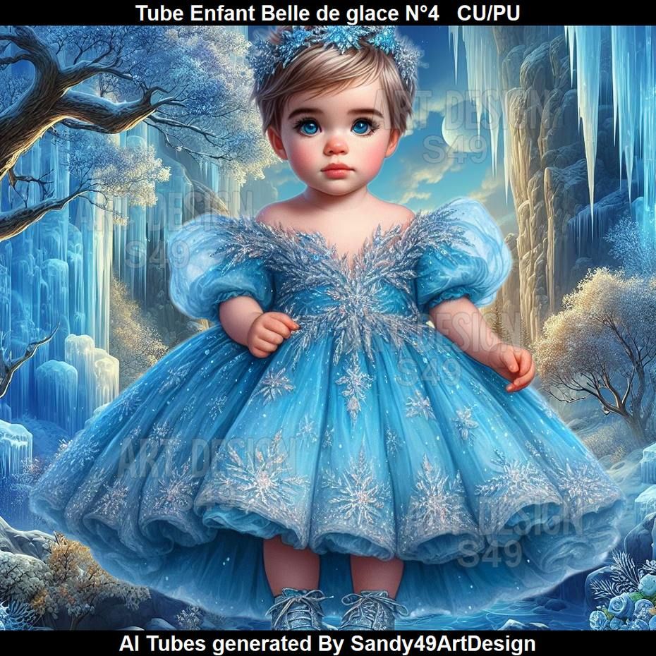 Tube Enfant Belle de glace N°4