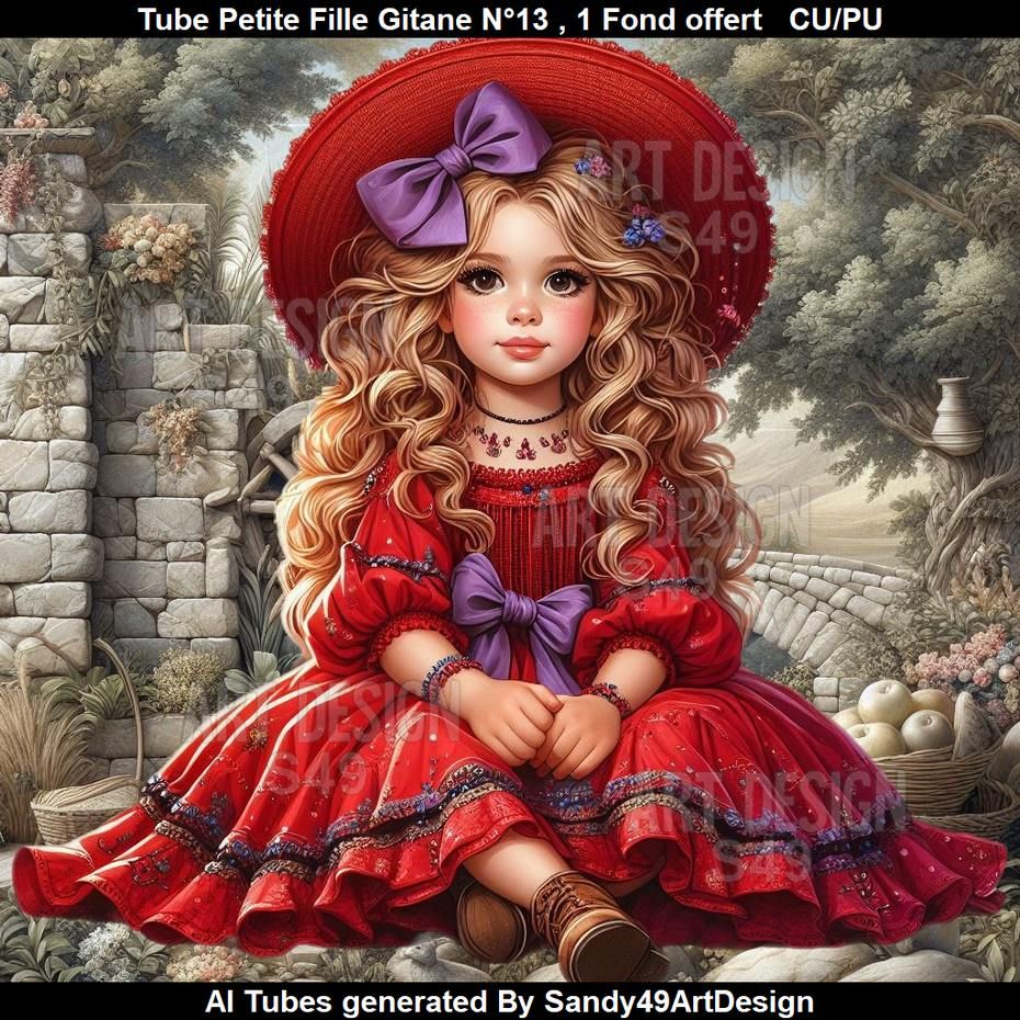 Tube Petite Fille Gitane N°13