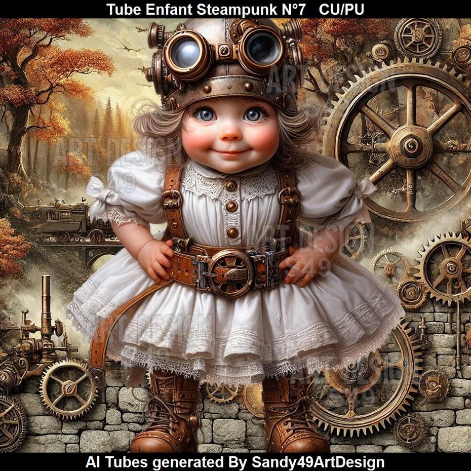 Tube Enfant Steampunk N°7