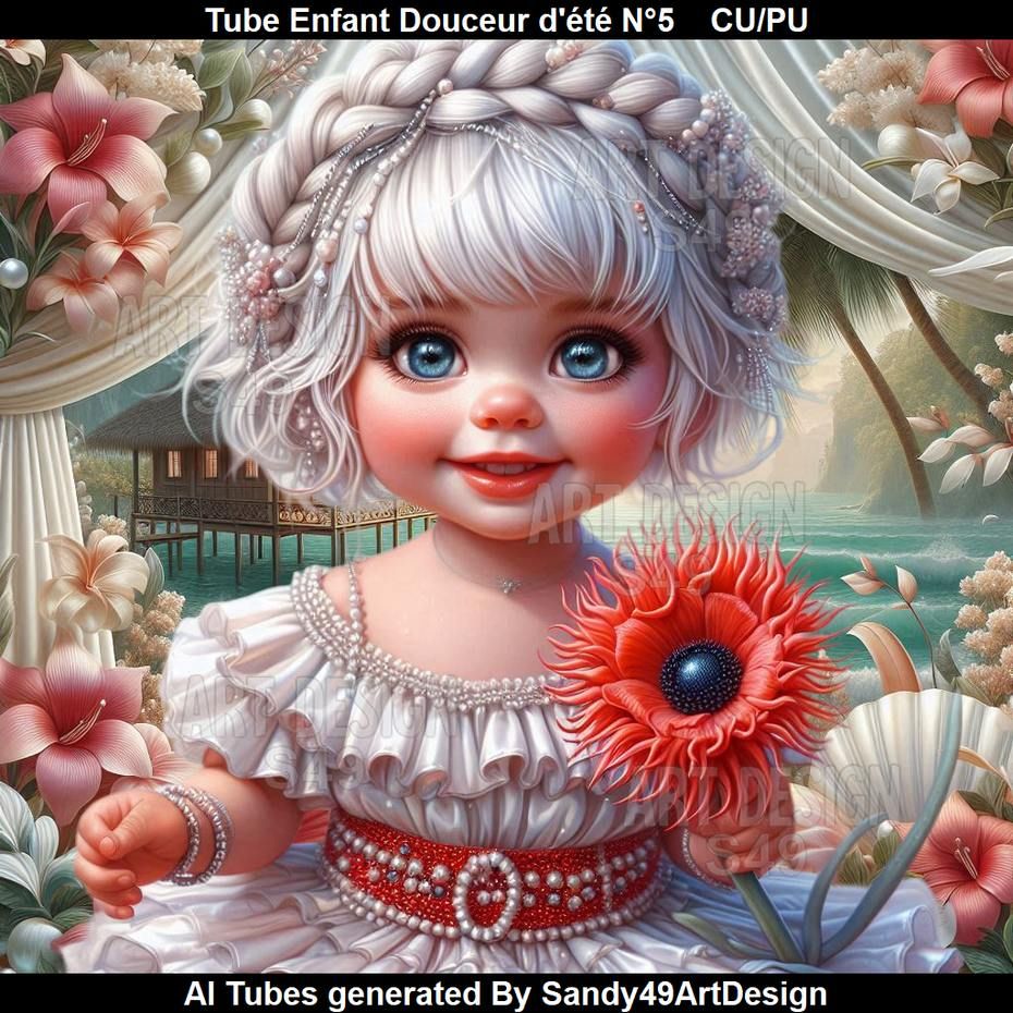 Tube Enfant Douceur d'Eté N°5