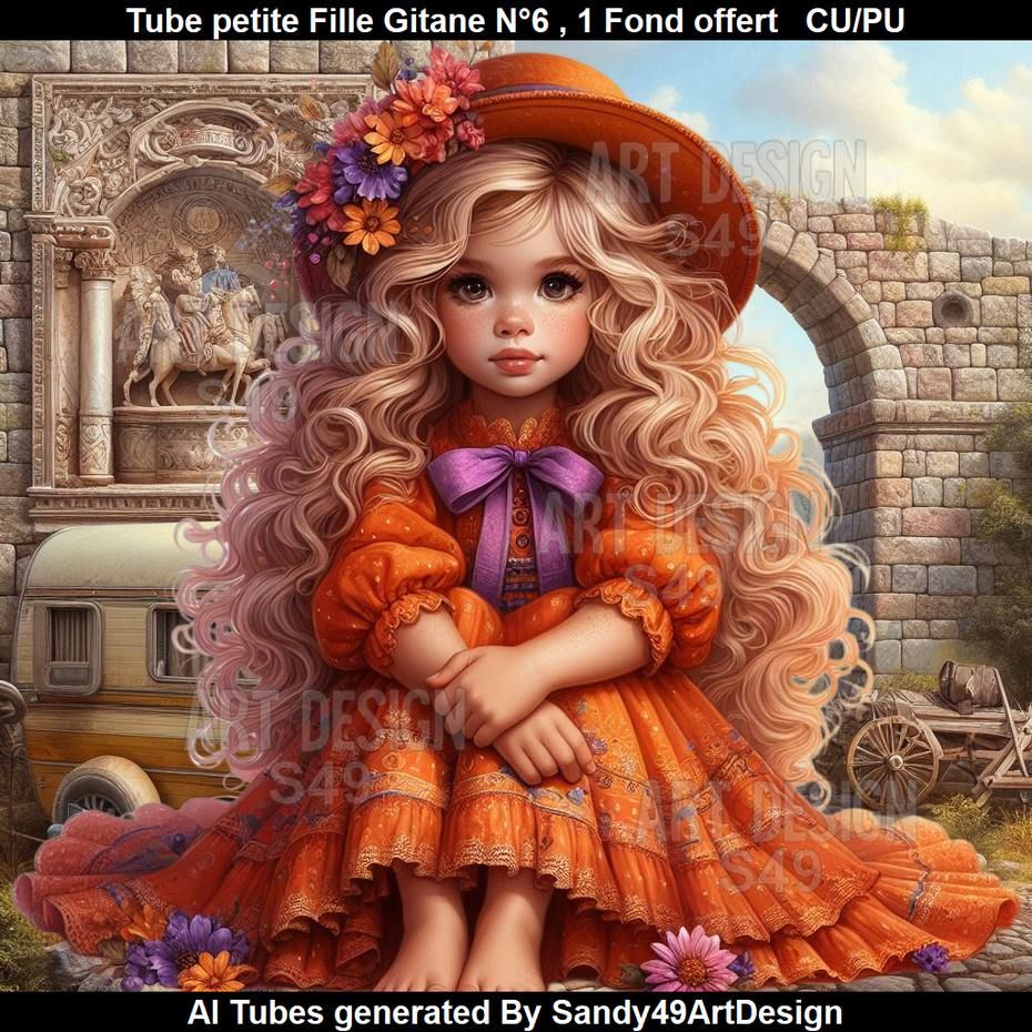 Tube Petite Fille Gitane N°6
