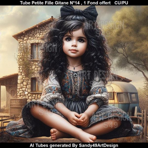 Tube Petite Fille Gitane N°14