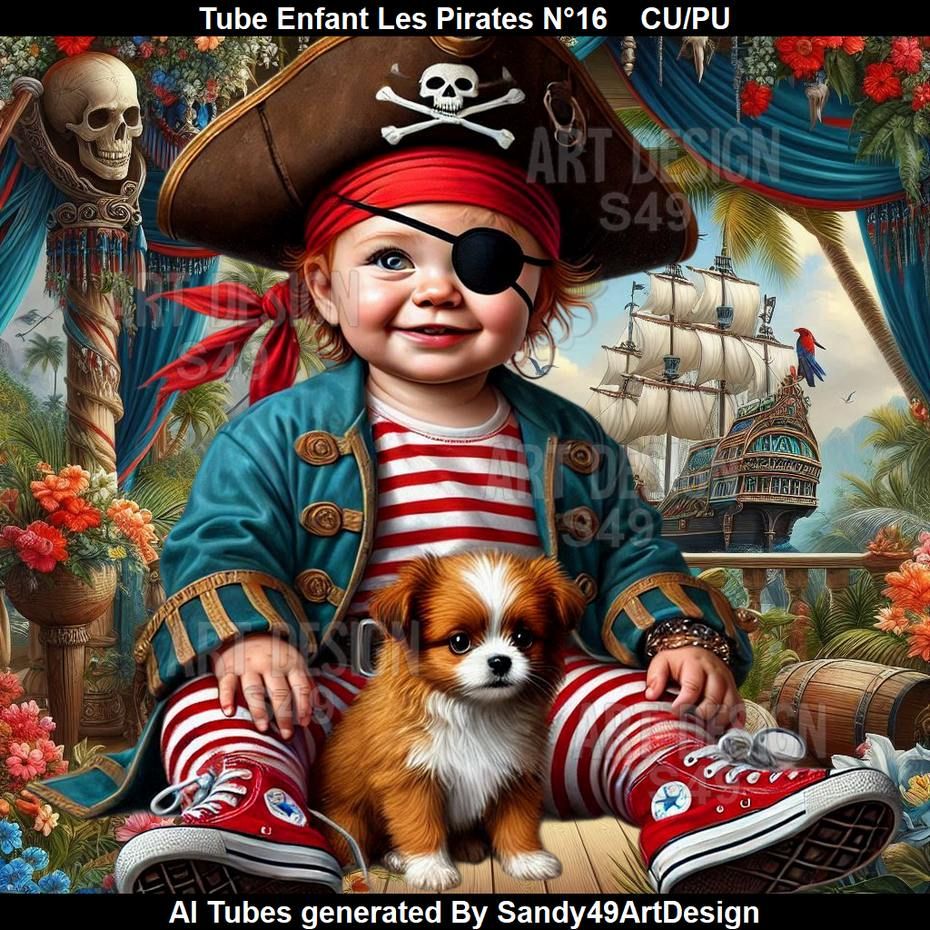 Tube Enfant Les Pirates N°16