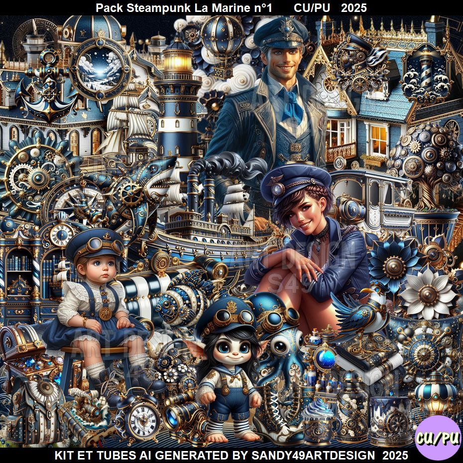 Pack Steampunk La Marine N°1