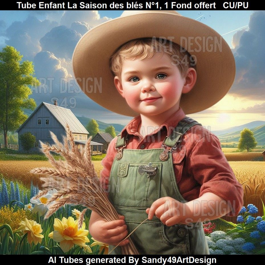 Tube Enfant La Saisons des Blés N°1