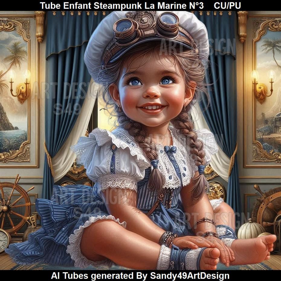 Tube Enfant Steampunk La Marine N°3