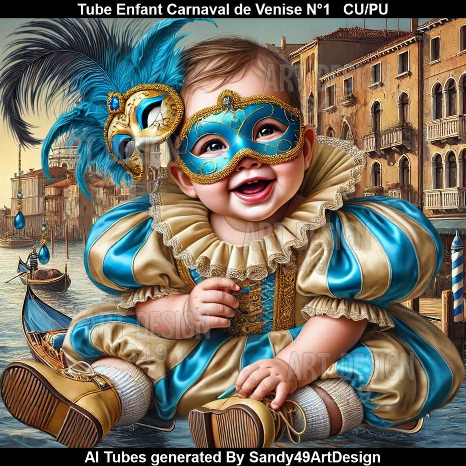 Tube Enfant Carnaval de Venise N°1