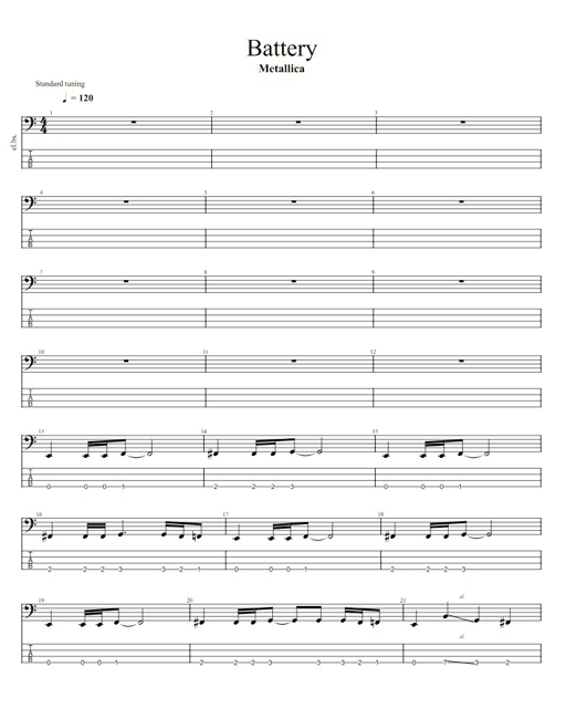 Black Sabbath Bass Tab Collection