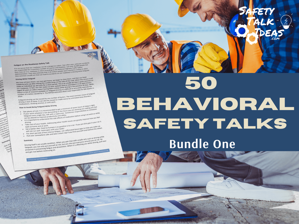 50 Construction Safety Talk Bundle One