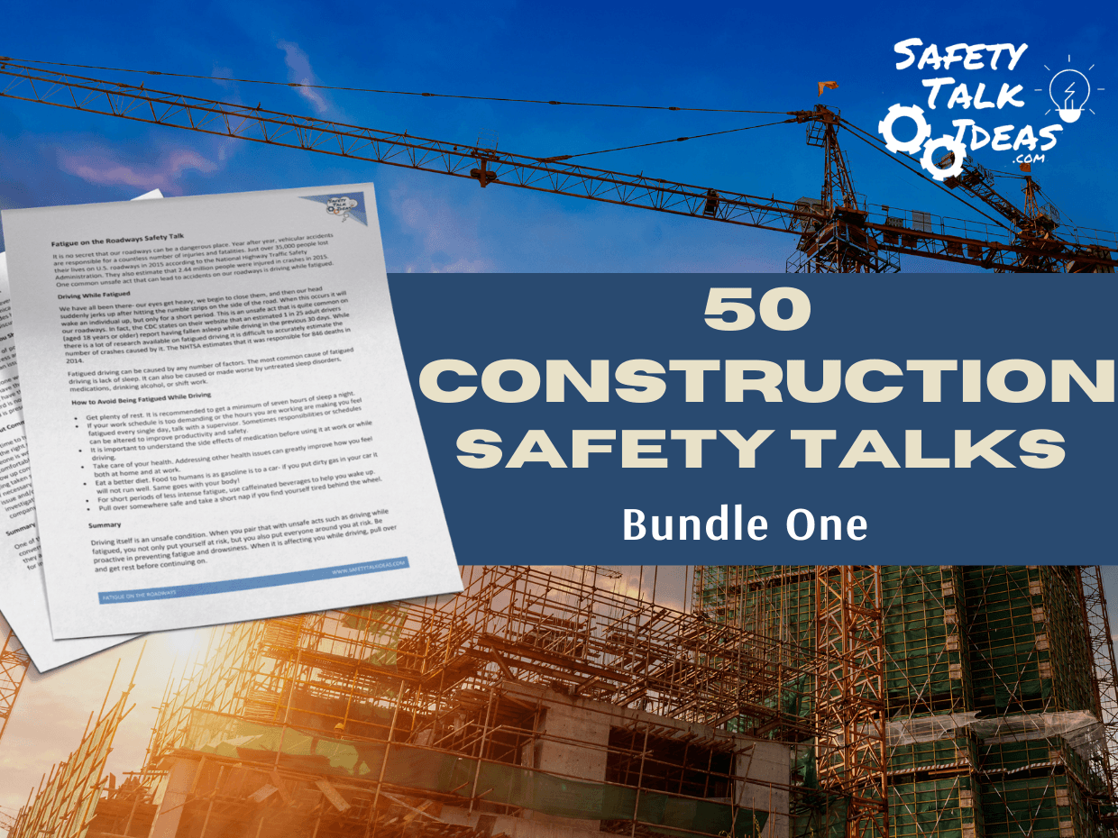 50 Behavioral Safety Talks Bundle One