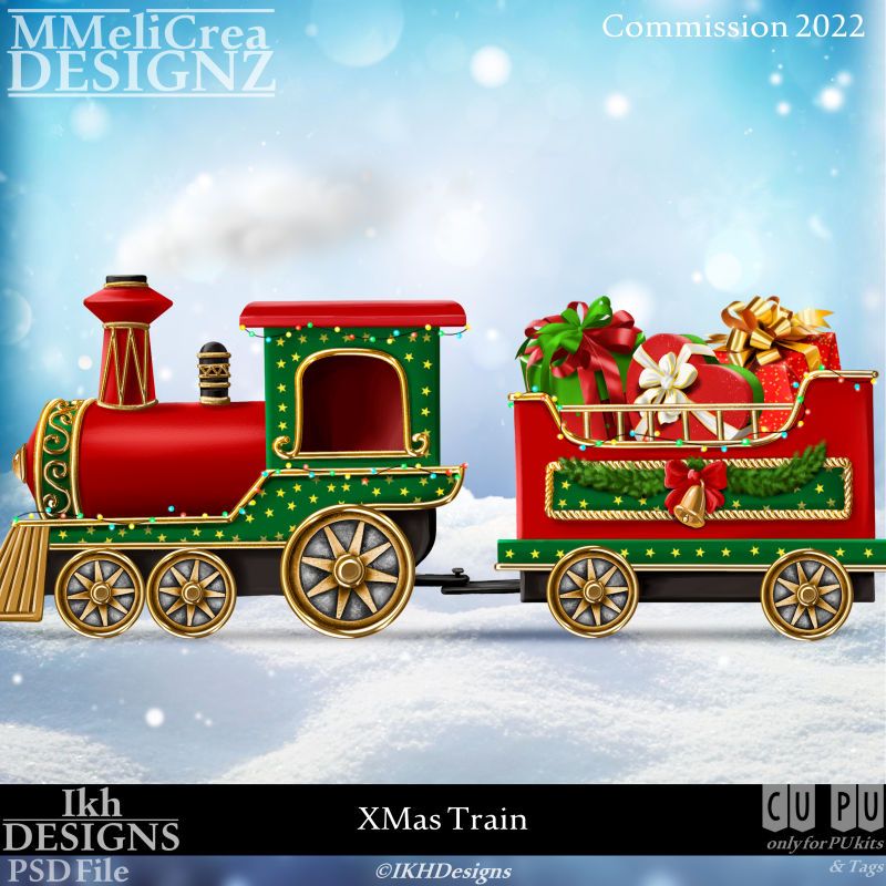 MMD - CLASSIC - CU XMas Train (PSD Format)