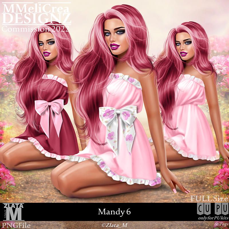 MMD - CLASSIC - Tube - CU Mandy 6 (PNG Format)