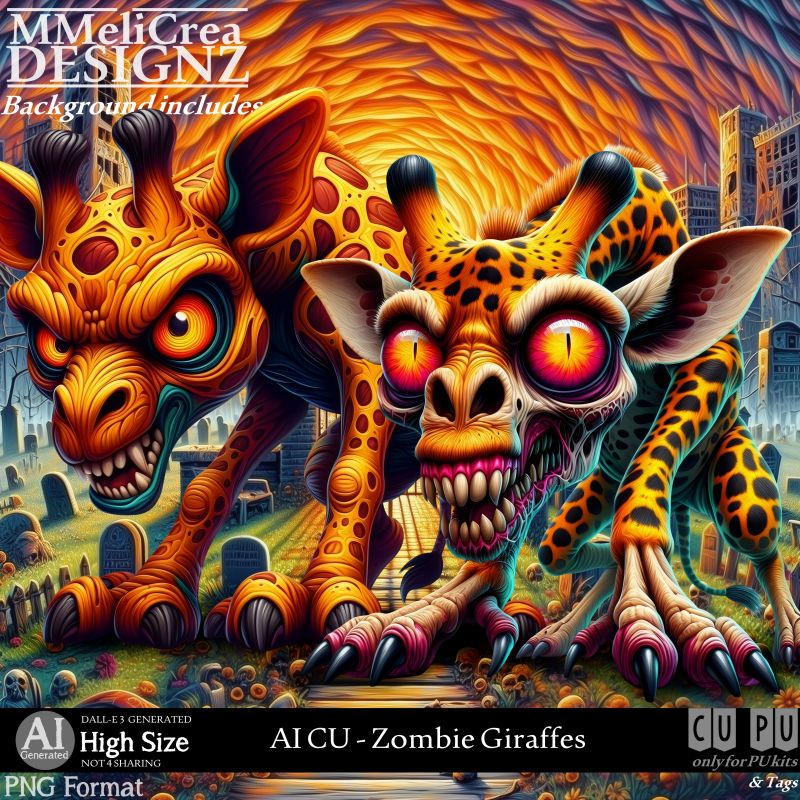 MMD - AI - CU Zombie Giraffes