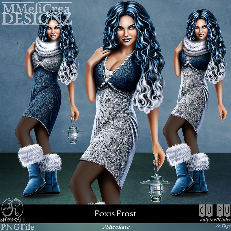 MMD - CLASSIC - Tube - CU Foxis Frost (PNG Format)