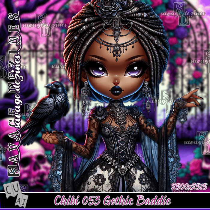 SD - AI CU Chibi 053 Gothic Baddie