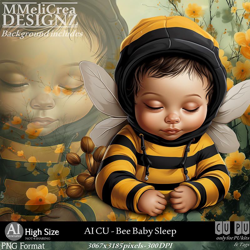 MMD - AI - CU Bee Baby Sleep