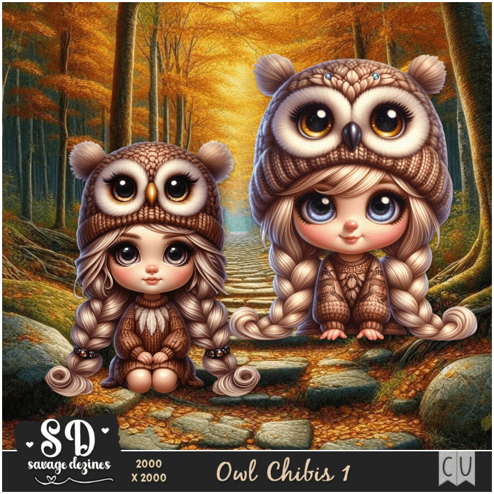 SD - Owl Chibis 1
