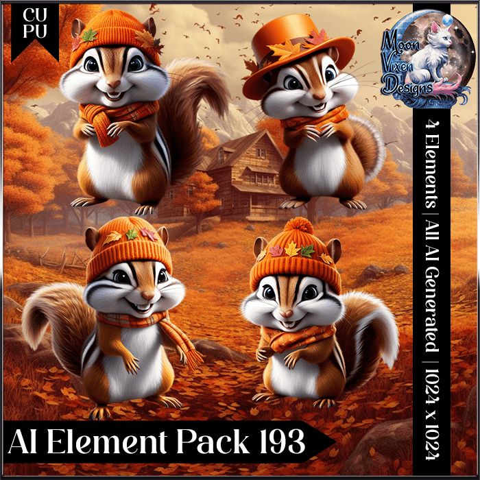 MVD - AI CU/PU Element Pack 193 Autumn Chipmunks