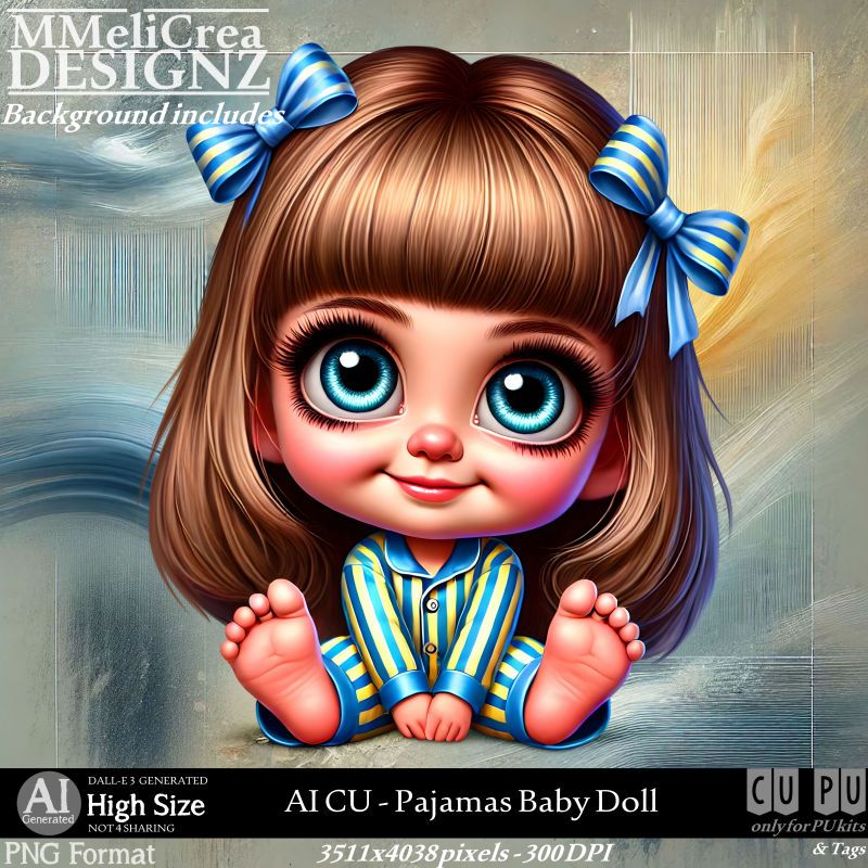 MMD - AI - CU Pajamas Baby Doll