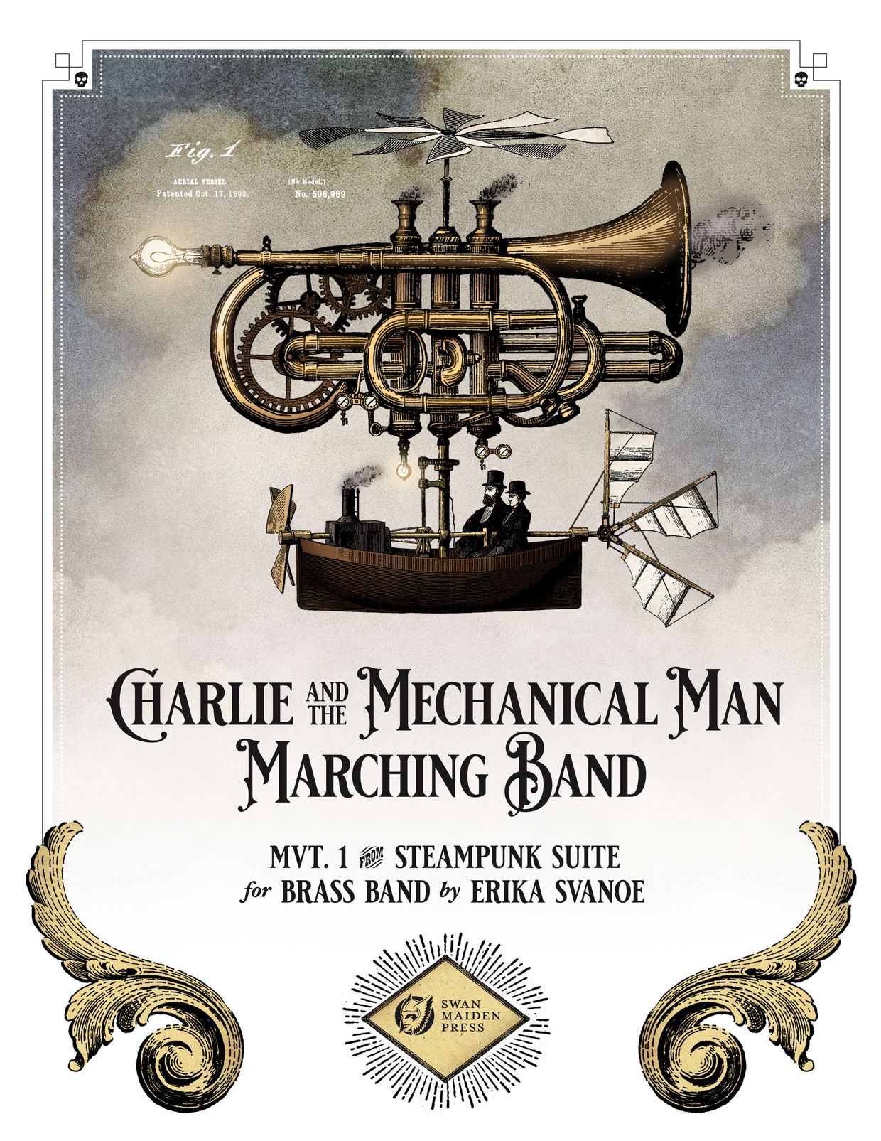 Charlie and the Mechanical Man Marching Band for Brass Band PDF Set