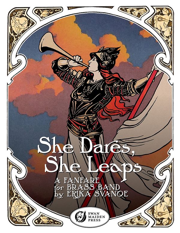 She Dares, She Leaps for Brass Band Print set