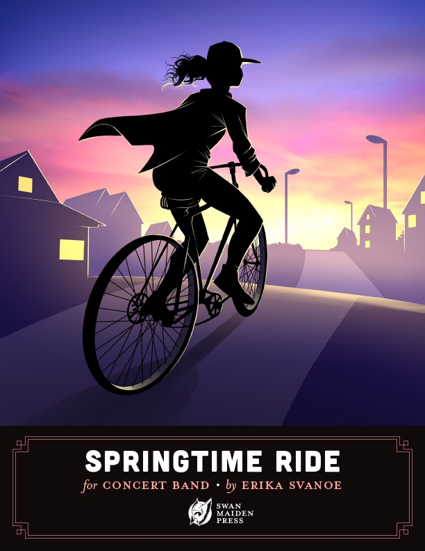 Springtime Ride by Erika Svanoe for Concert Band - PDF Set