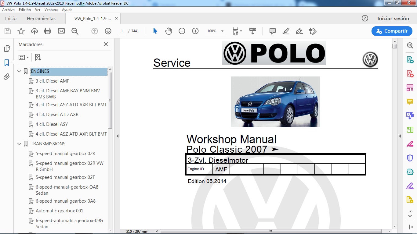 VW Workshop Service Repair Manuals