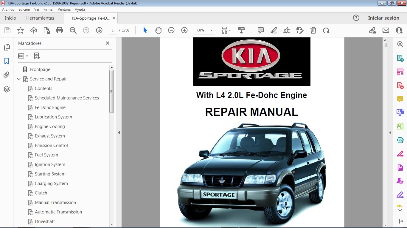 KIA Workshop Service Repair Manuals