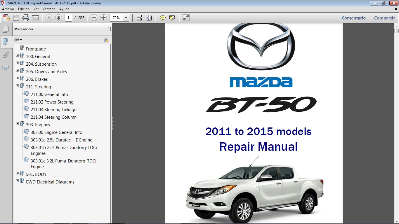 MAZDA Workshop Service Repair Manuals