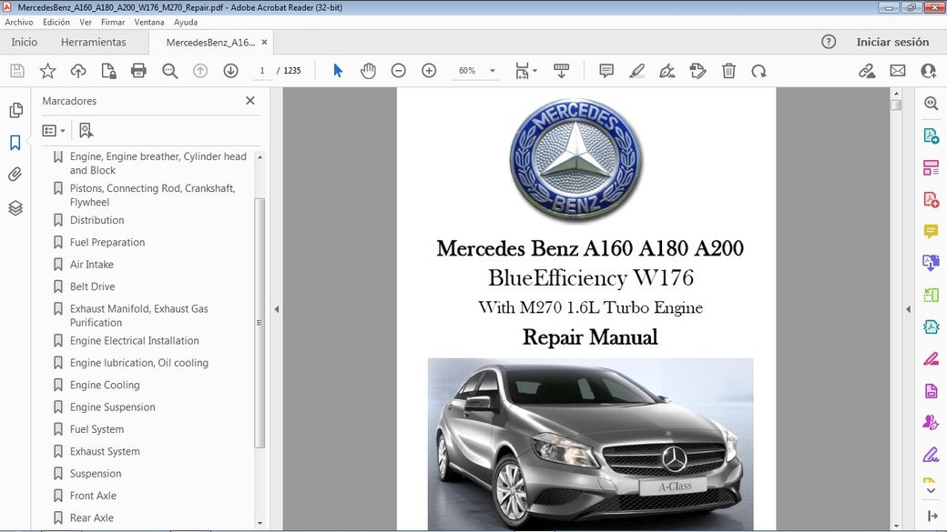 MERCEDES BENZ E300TD W210 OM606 Workshop Repair Manual