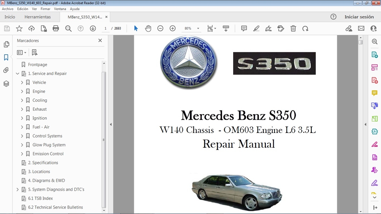 MERCEDES BENZ B180 B200 B220 B250 W246 M270 - Manual d