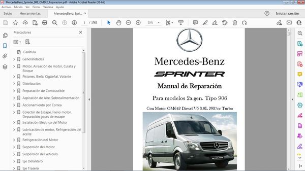 MERCEDES BENZ SPRINTER 906 OM642 V6 3.0L Turbo Manual