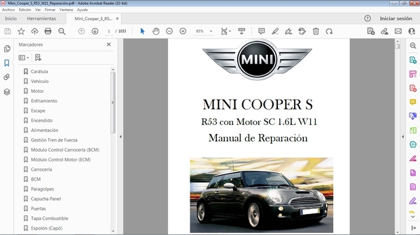 MINI Cooper S R53 2002-2006 - Manual de Taller EN ESPA