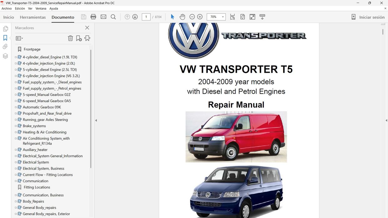 Vw T5 Service Zurckstellen