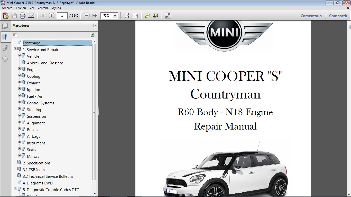 MINI COOPER S Countryman R60 N18 2011+ Repair Manual