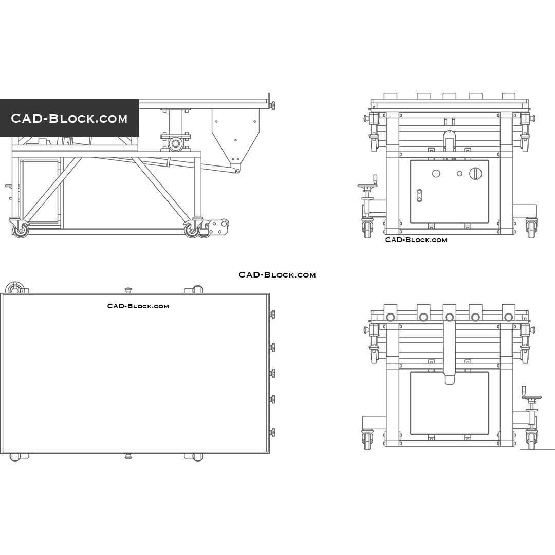 Tilting Table - AutoCAD Drawing
