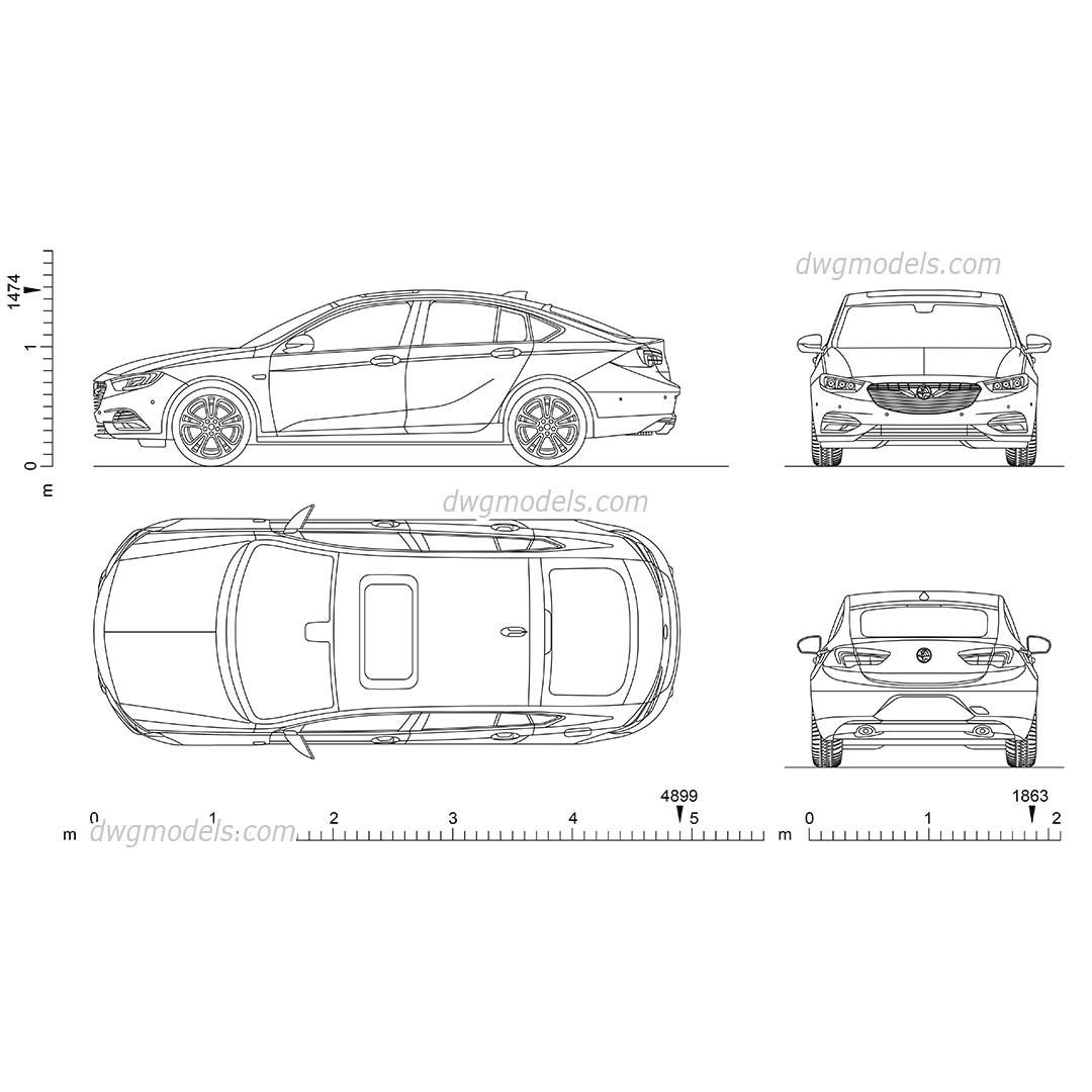 Holden Commodore - drawing for 3D modeling