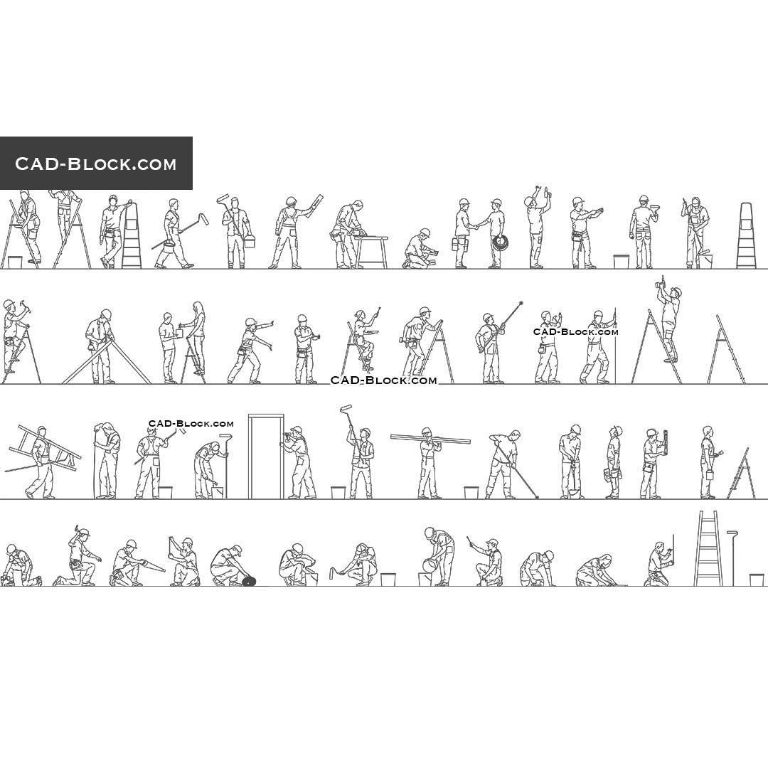Home Repair Worker - CAD Blocks, AutoCAD, DWG