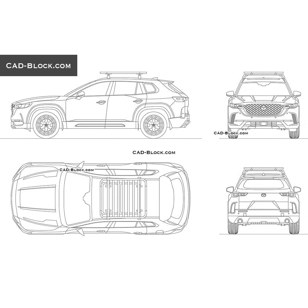 Mazda CX-50 - Vector car drawings
