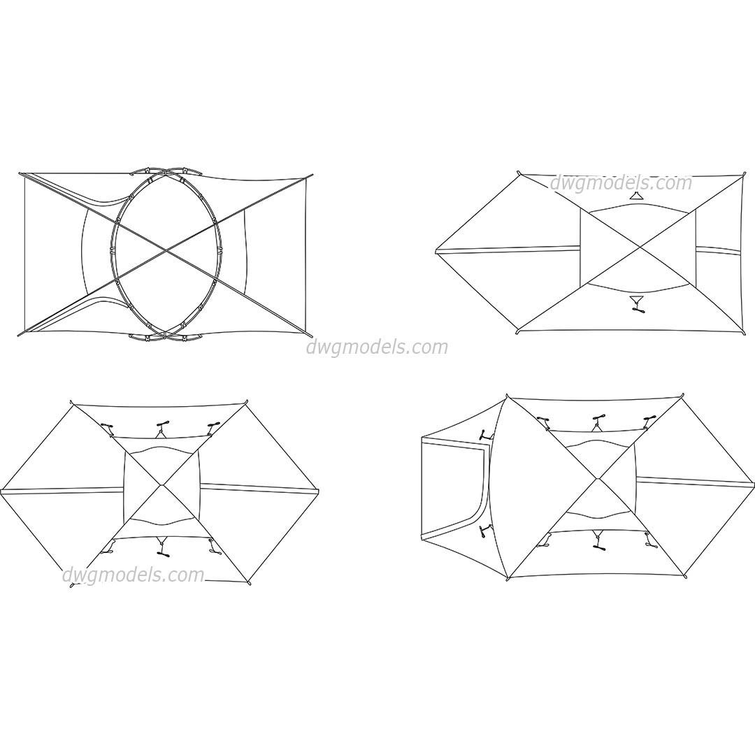 Tent - DWG File (AutoCAD)