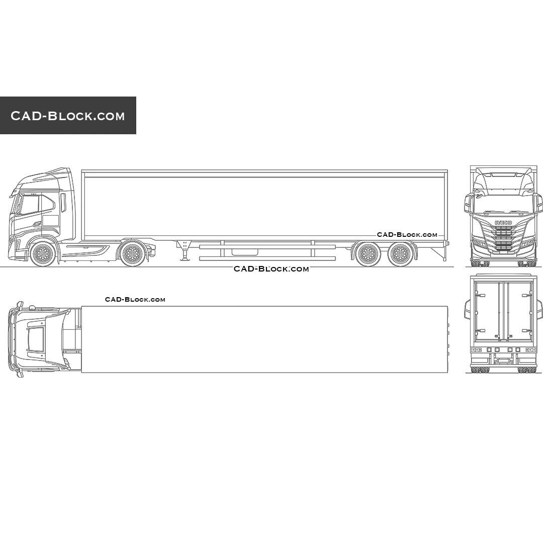 Iveco S-Way - Vector drawings