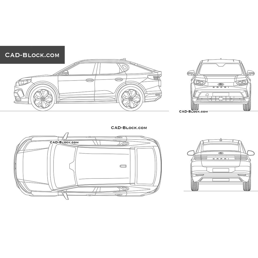 Ford Capri - Vector File