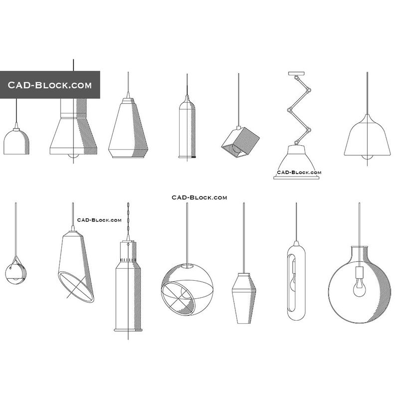 Light Fixture Cad Block