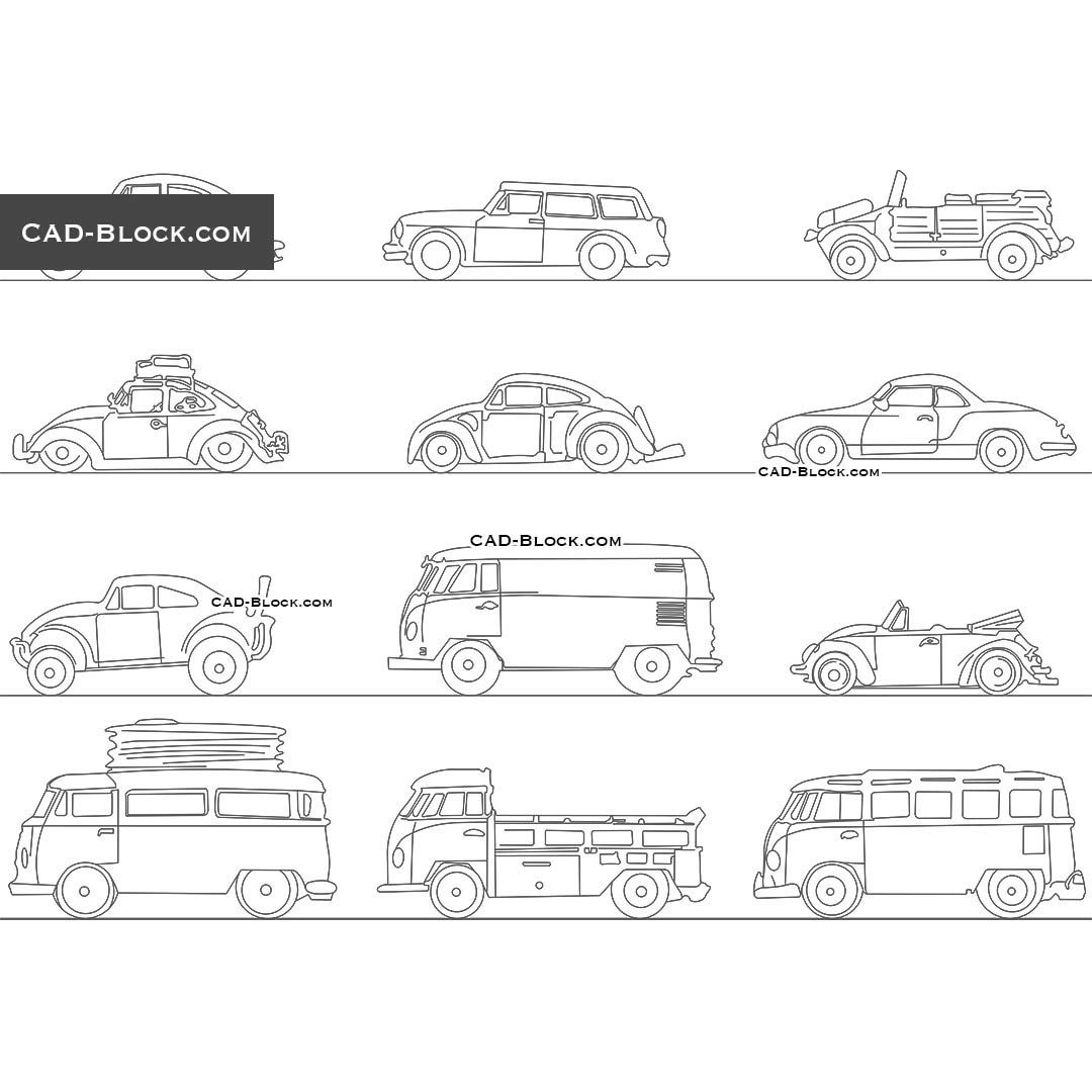 Cartoon Cars - Vector car drawings