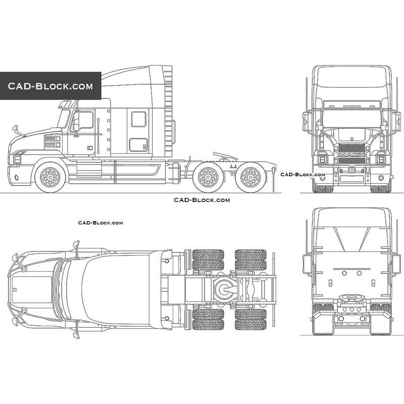 Mack Truck Line Drawing Mack Model B 1953 1966 Vol. 2 Photo Archive