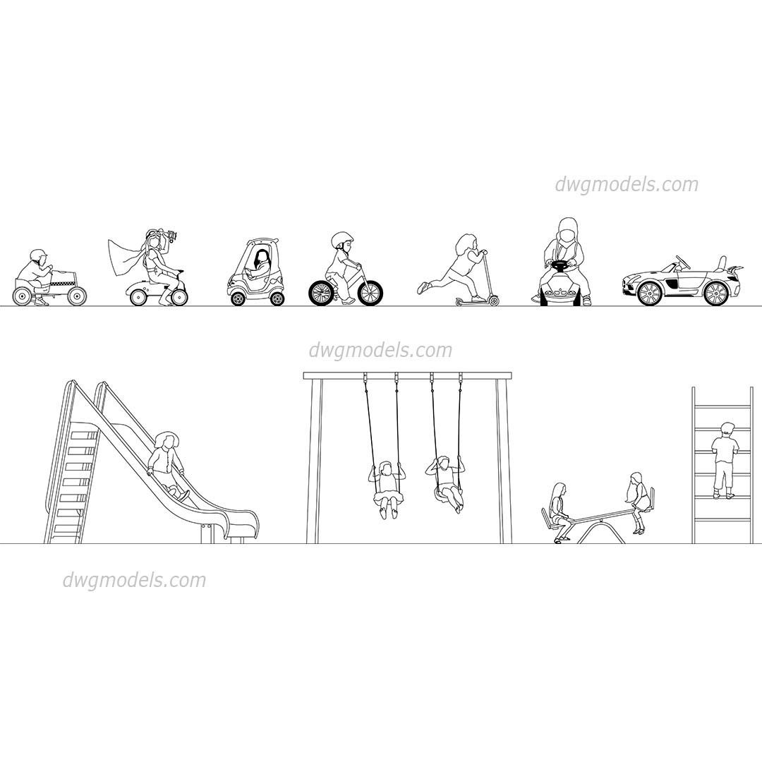 Children - DWG File (AutoCAD)